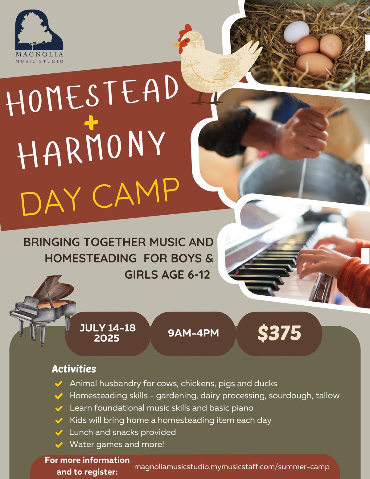 Magnolia Music Studio - SUMMER CAMP